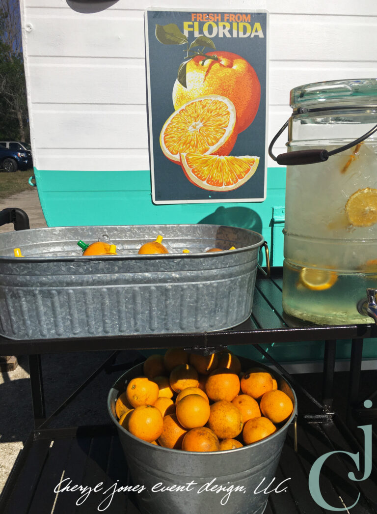 Charitable Events – Juice Stand | Cheryl Jones Event Design